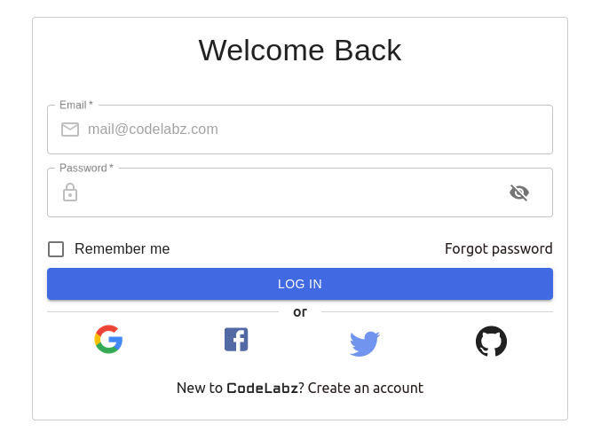 Ui Ux Improvement Of Login Signup Pages · Issue 514 · Scorelab Codelabz · Github