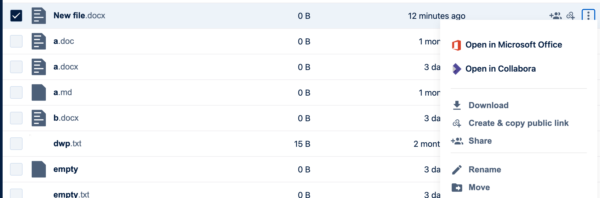 Context menu items at the extreme ends are inaccessible · Issue #5845 · owncloud/web · GitHub