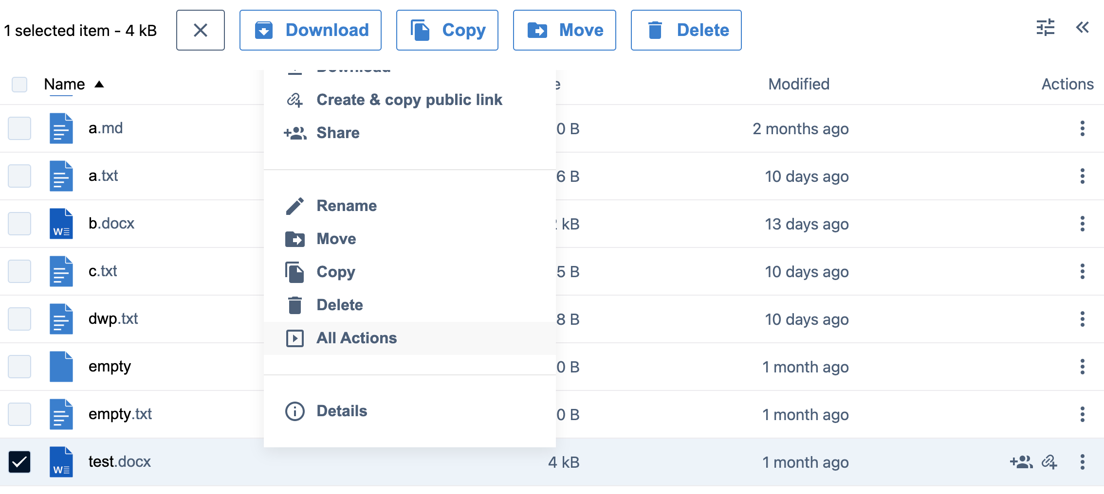 Context menu is hidden by the menu bar for selected items · Issue #5994 · owncloud/web · GitHub