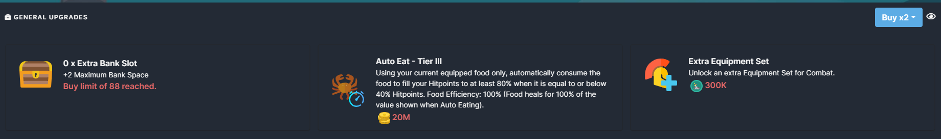 [Bug]: Cannot purchase bank slots. All "amounts" say 0. · Issue #2407 · MelvorIdle/melvoridle ...
