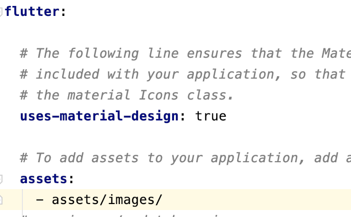 pubspec.yaml assets can't use folder to import all file · Issue #80560 · flutter/flutter · GitHub