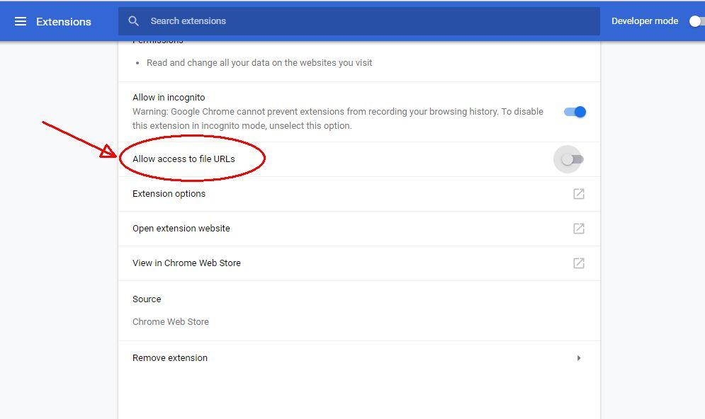 Chrome Beta 118 restricted access to a local file in "New Tab Redirect ...