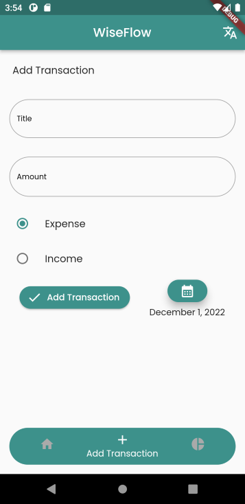 GitHub - ismailcakici/wiseflow-expense-tracker: WiseFlow is budget manager app that you can ...