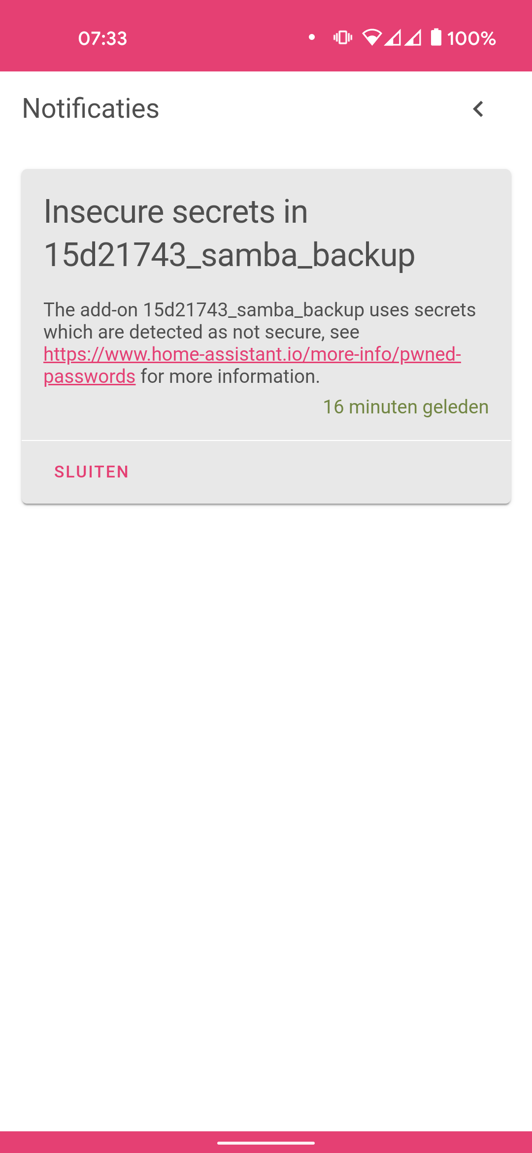 Turning Off Pwned Doesnt Work · Issue 2730 · Home Assistantsupervisor · Github