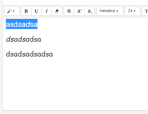 font family and fontsize range bug on version 0.8.18 after italic · Issue #3802 · summernote ...