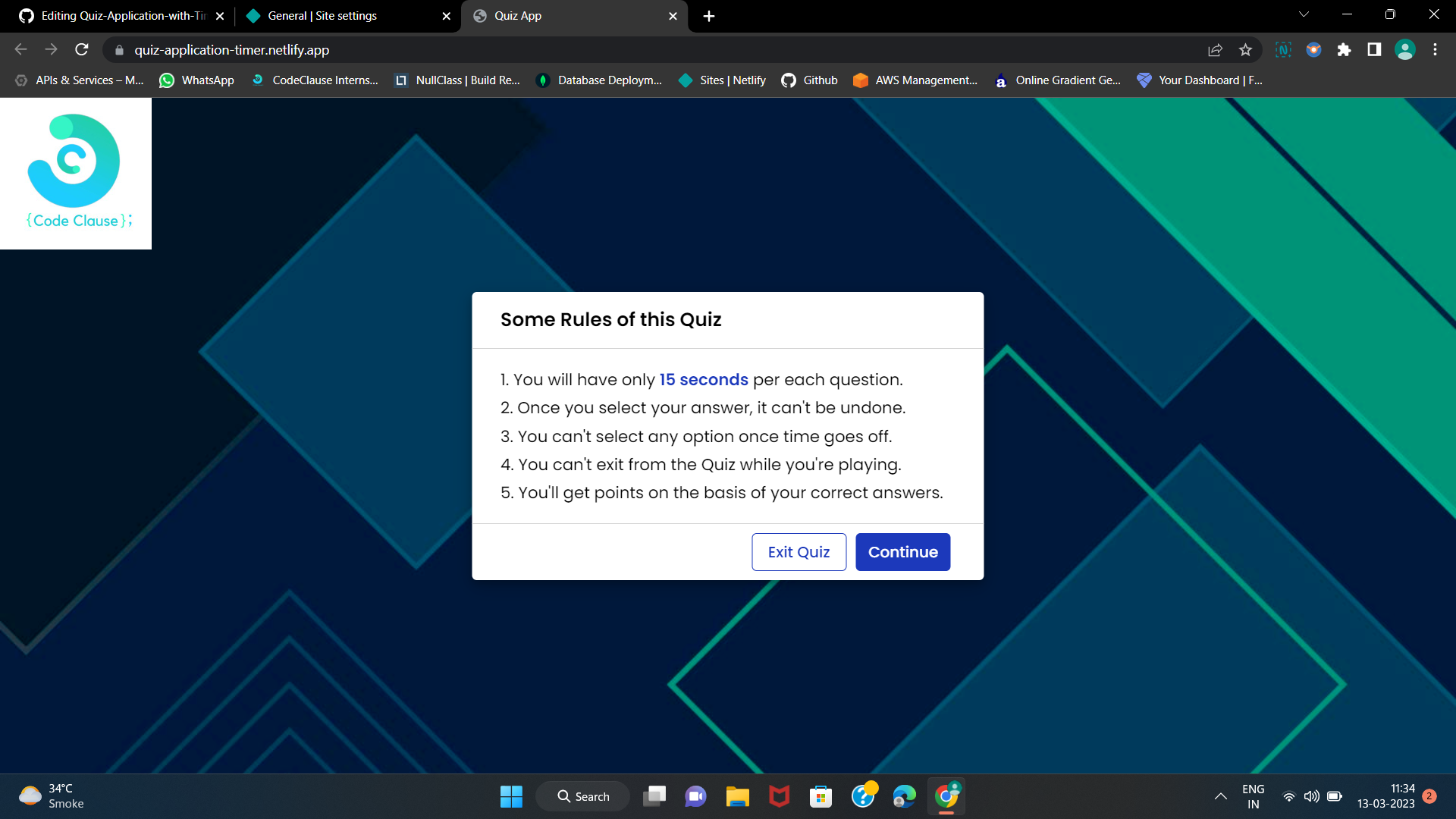 GitHub - Jagriti2002/Quiz-Application-with-Timer
