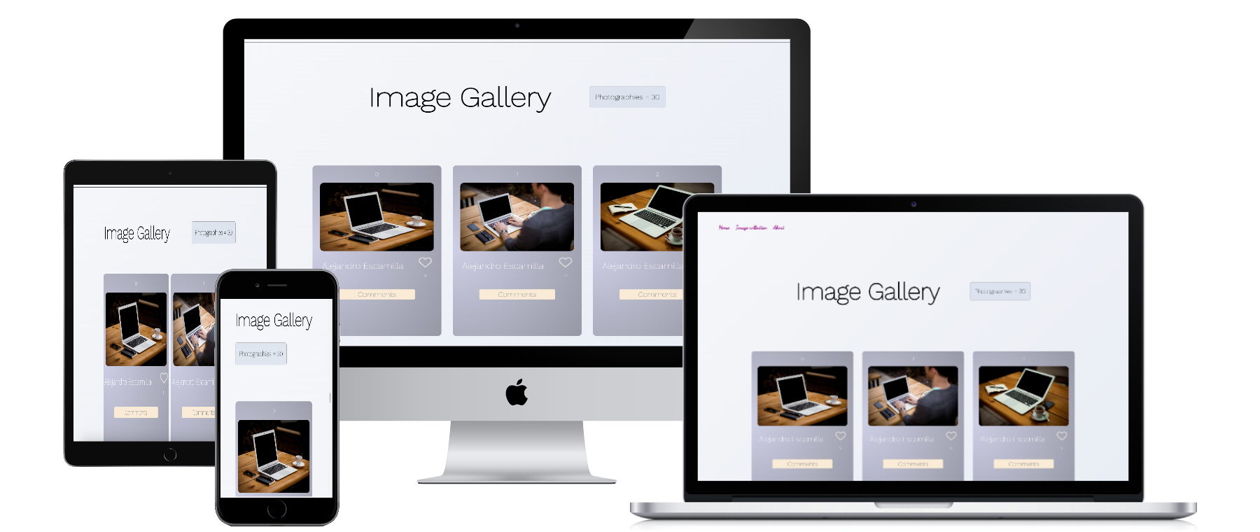 GitHub - hienphan0111/JS-capstone-project: Image Gallery is a web application based on an API ...