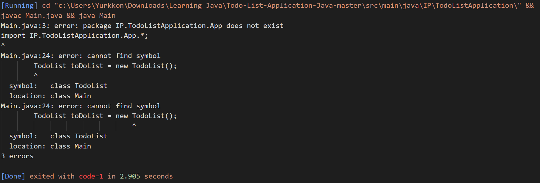How to run this program? · Issue #5 · Sifaldin/Todo-List-Application-Java · GitHub