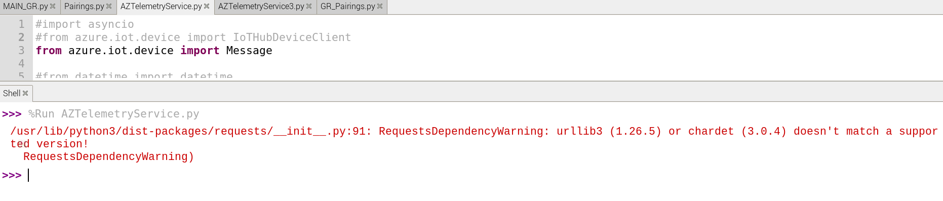 [Technical Question]How do I handle azure.iot.device send_message hanging when message quota is ...