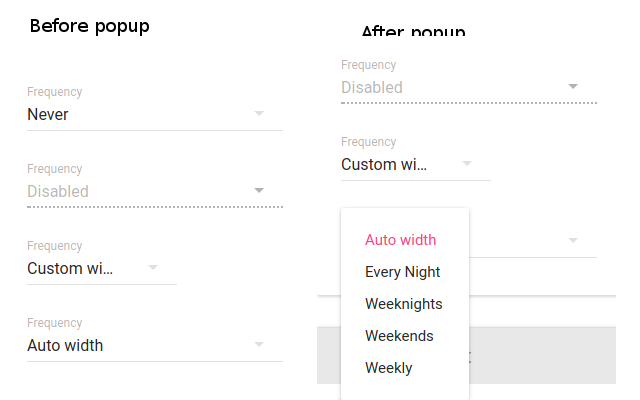 [Select] Popup menu width does not align with the control width · Issue #8286 · mui/material-ui ...