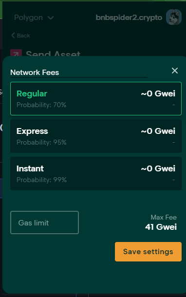 Polygon | Swap/Send - Network fees not estimating. · Issue #1702 · tahowallet/extension · GitHub
