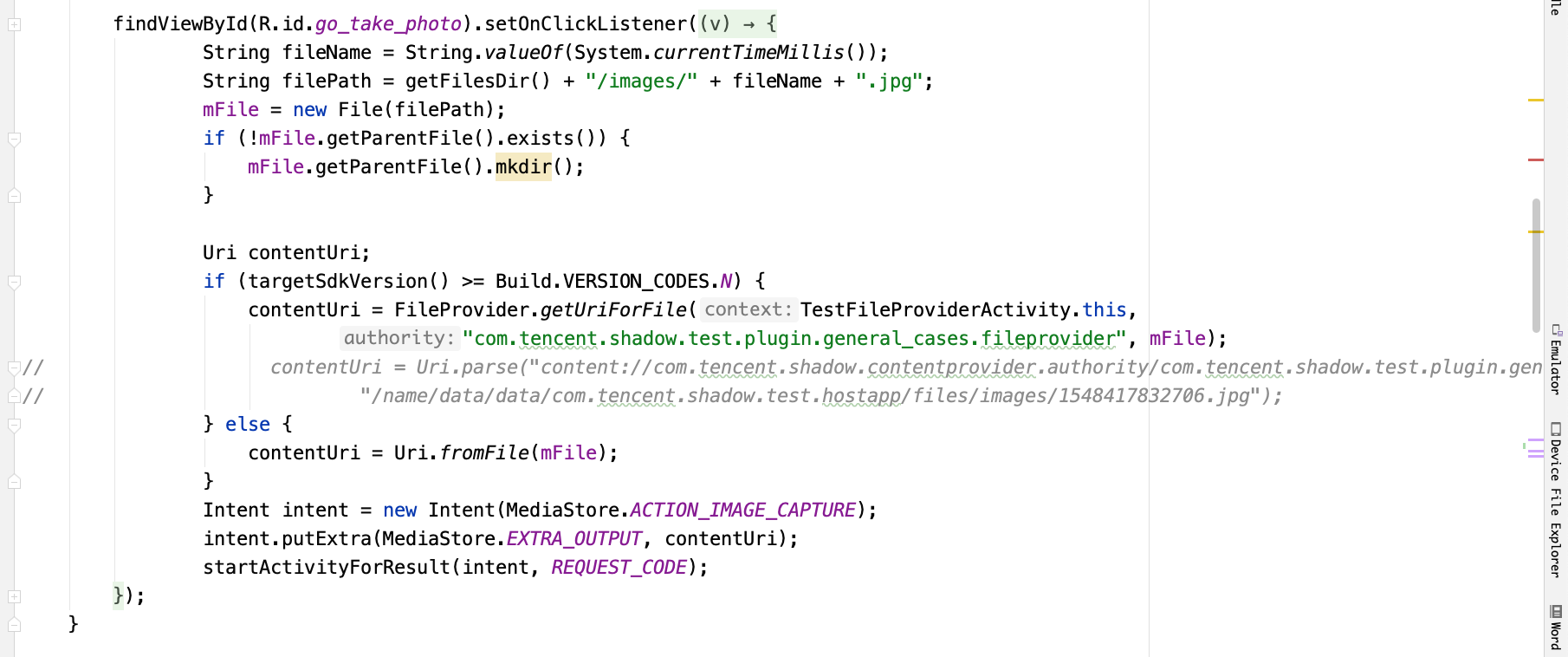 shadow demo sample-plugin-app 调用系统相机拍照，不能返回照片 · Issue #450 · Tencent ...