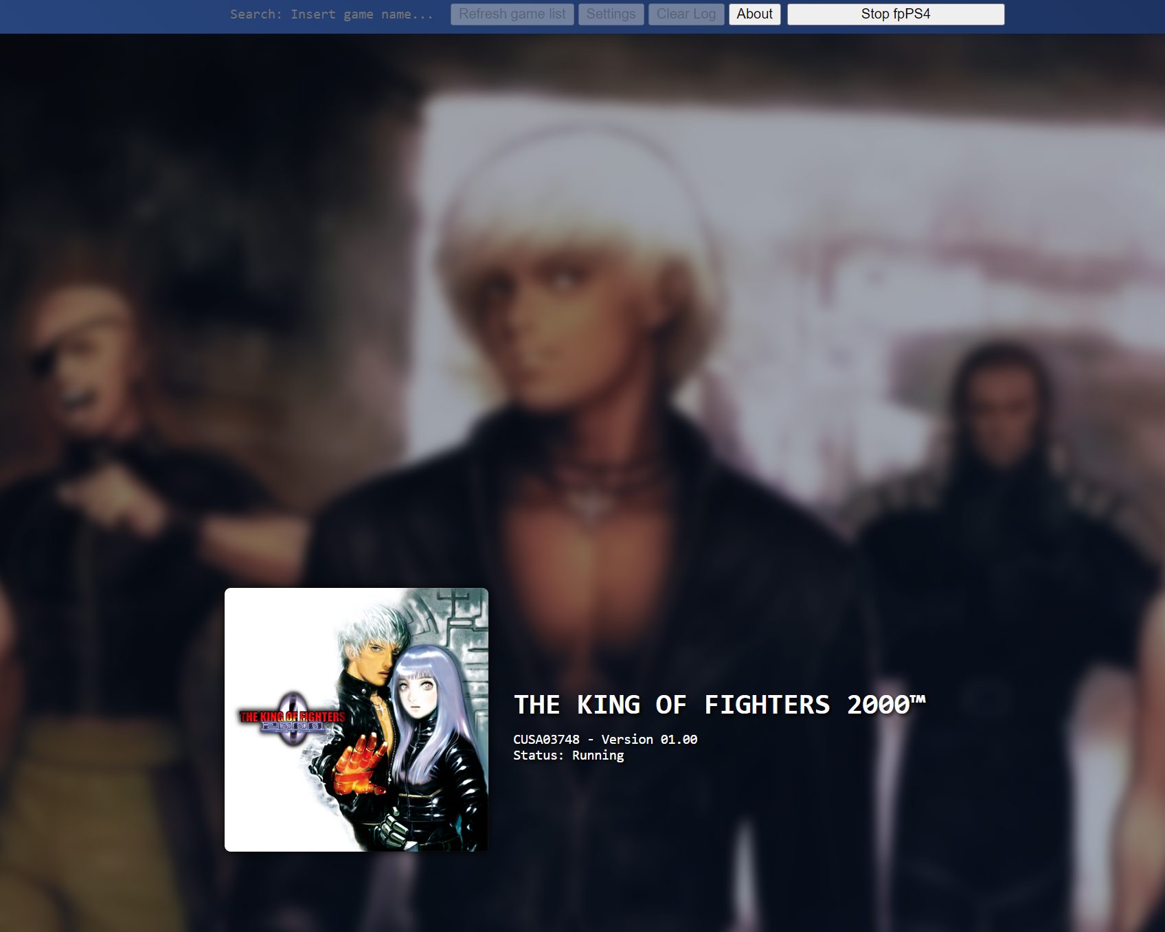 The King Of Fighters 2000 - CUSA03748 · Issue #1180 · red-prig/fpps4-game-compatibility · GitHub