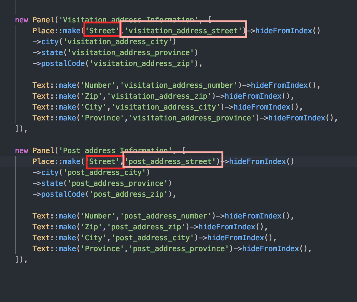 Multiple Place fields · Issue #320 · laravel/nova-issues · GitHub
