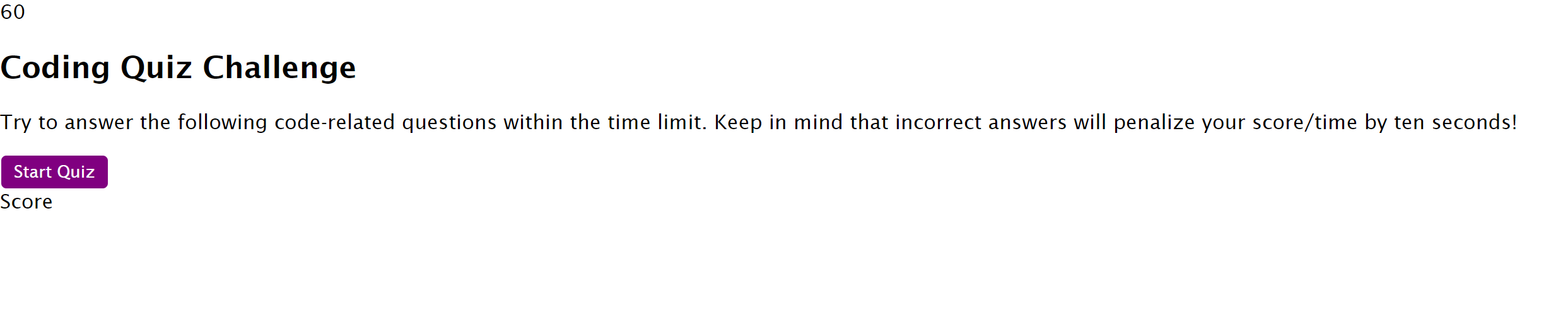 GitHub - sandraxmm/CodingQuiz