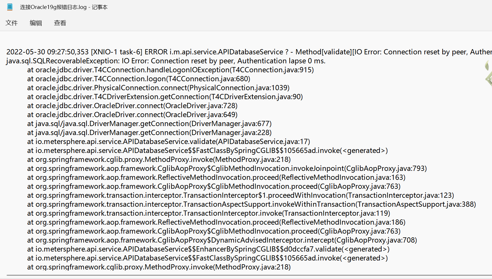 [BUG] 1.20.4lts连接Oracle19c版本报错 · Issue #14205 · metersphere/metersphere ...