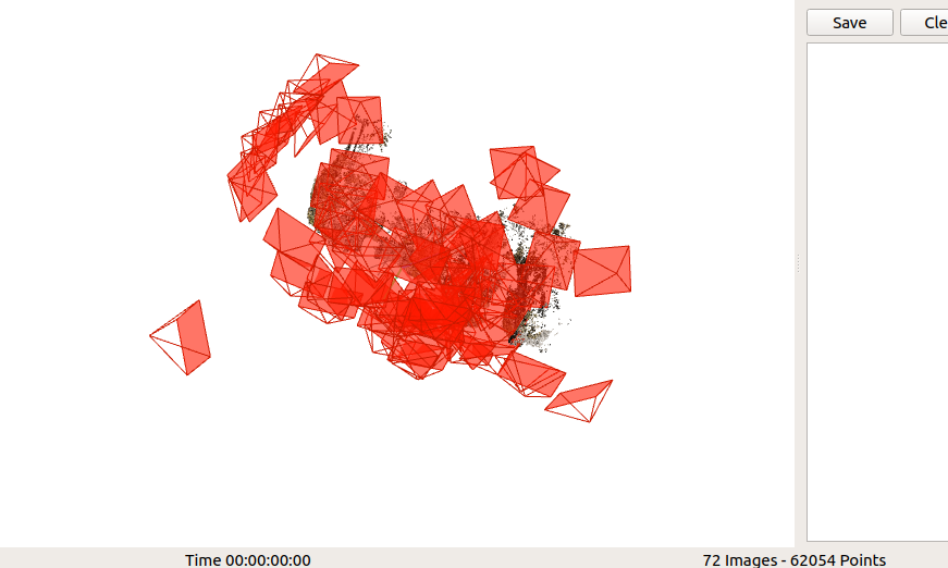 Reconstruction with known camera poses, some images id not existed in the database due to ...