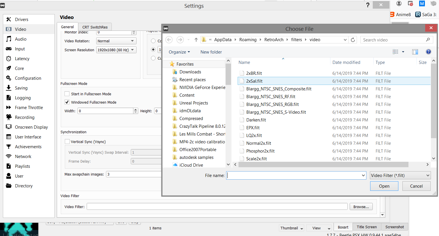 Crash after clearing all shaders · Issue #8974 · libretro/RetroArch · GitHub