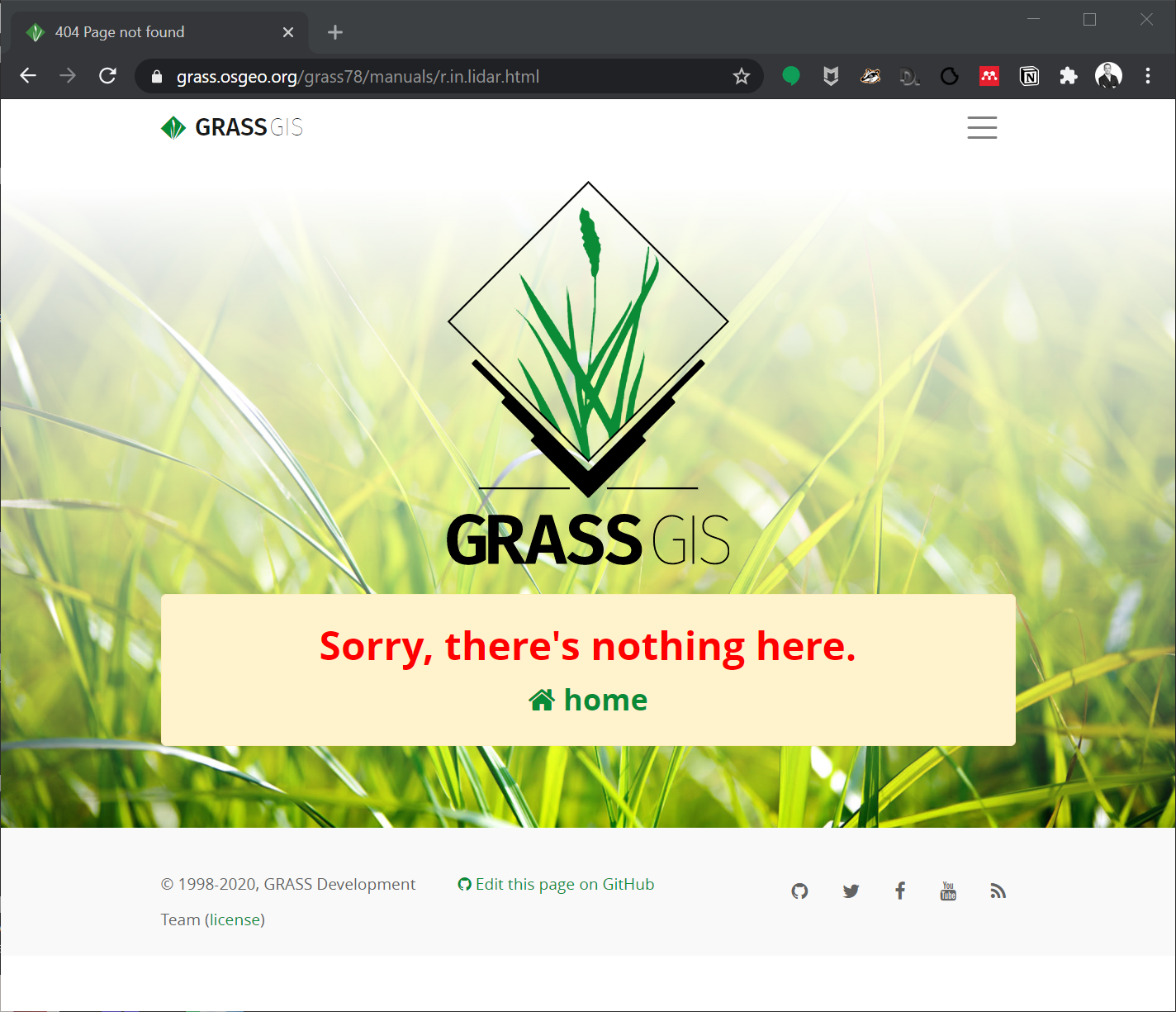 [Bug] r.in.lidar and v.in.lidar documentation missing on website · Issue #332 · OSGeo/grass ...