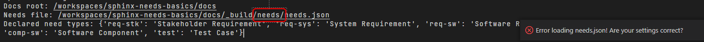 needs.json not created in needs folder anymore · Issue #36 · open-needs/open-needs-ide · GitHub