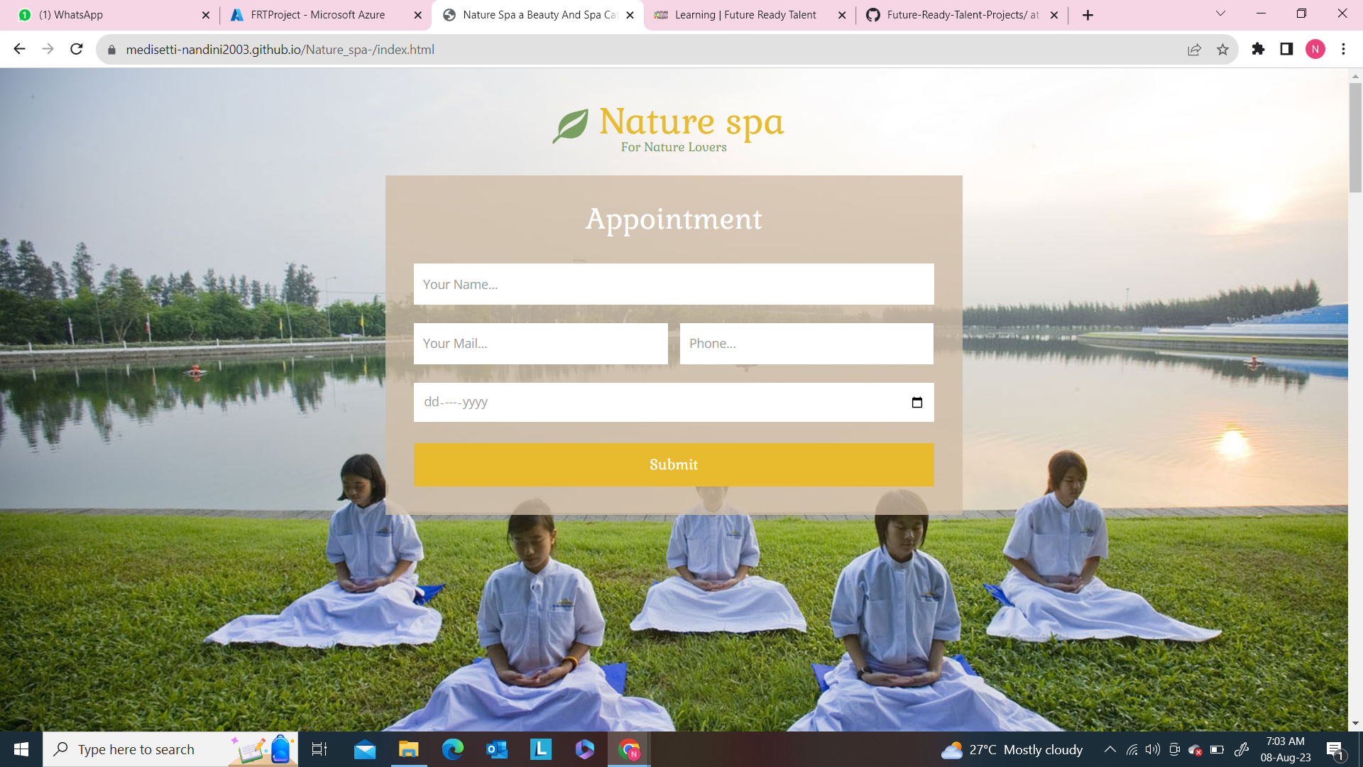 GitHub - Medisetti-Nandini2003/Nature_spa