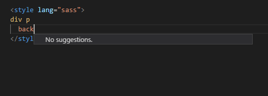 Sass Intellisense · Issue 851 · Vuejsvetur · Github