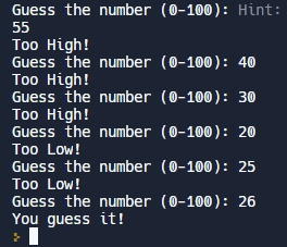 GitHub - bysve/GuessANumberGame: A simple console game "Guess a Number"