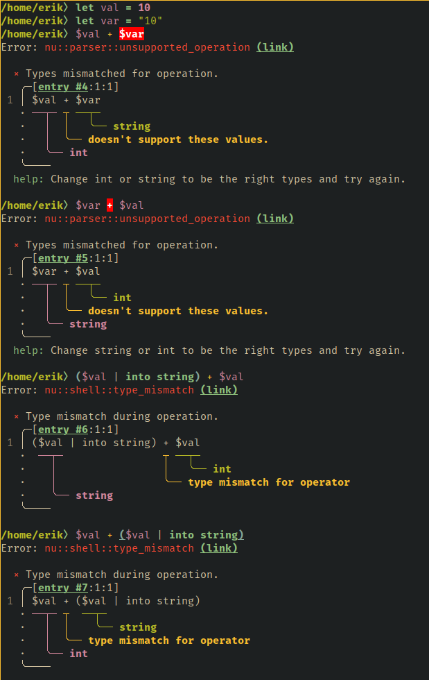 Incorrect span in `type_mismatch` error message · Issue #7288 · nushell ...