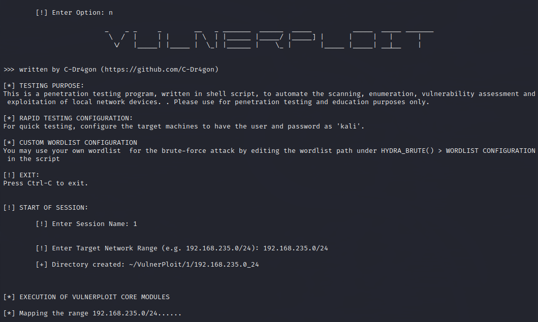 Github C Dr4gonvulnerploit This Is A Penetration Testing Program Written In Shell Script