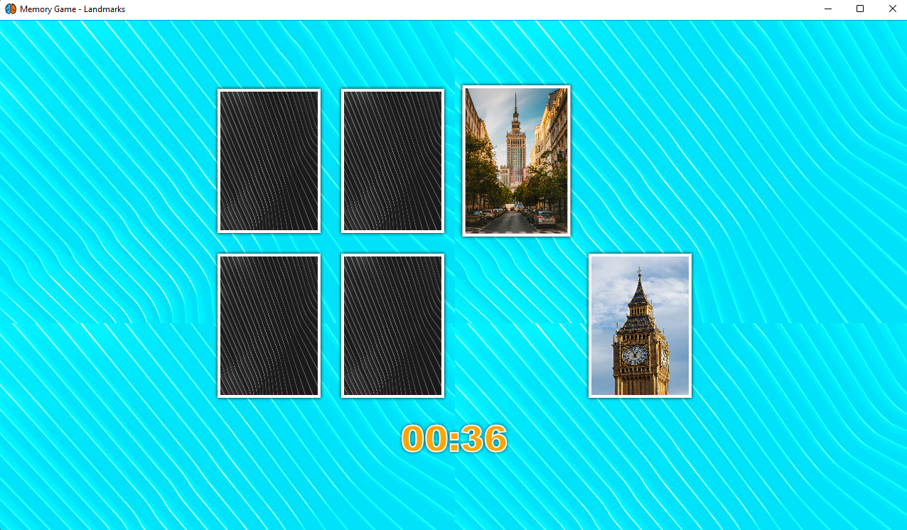 GitHub - mikolajpro/memory-game-landmarks