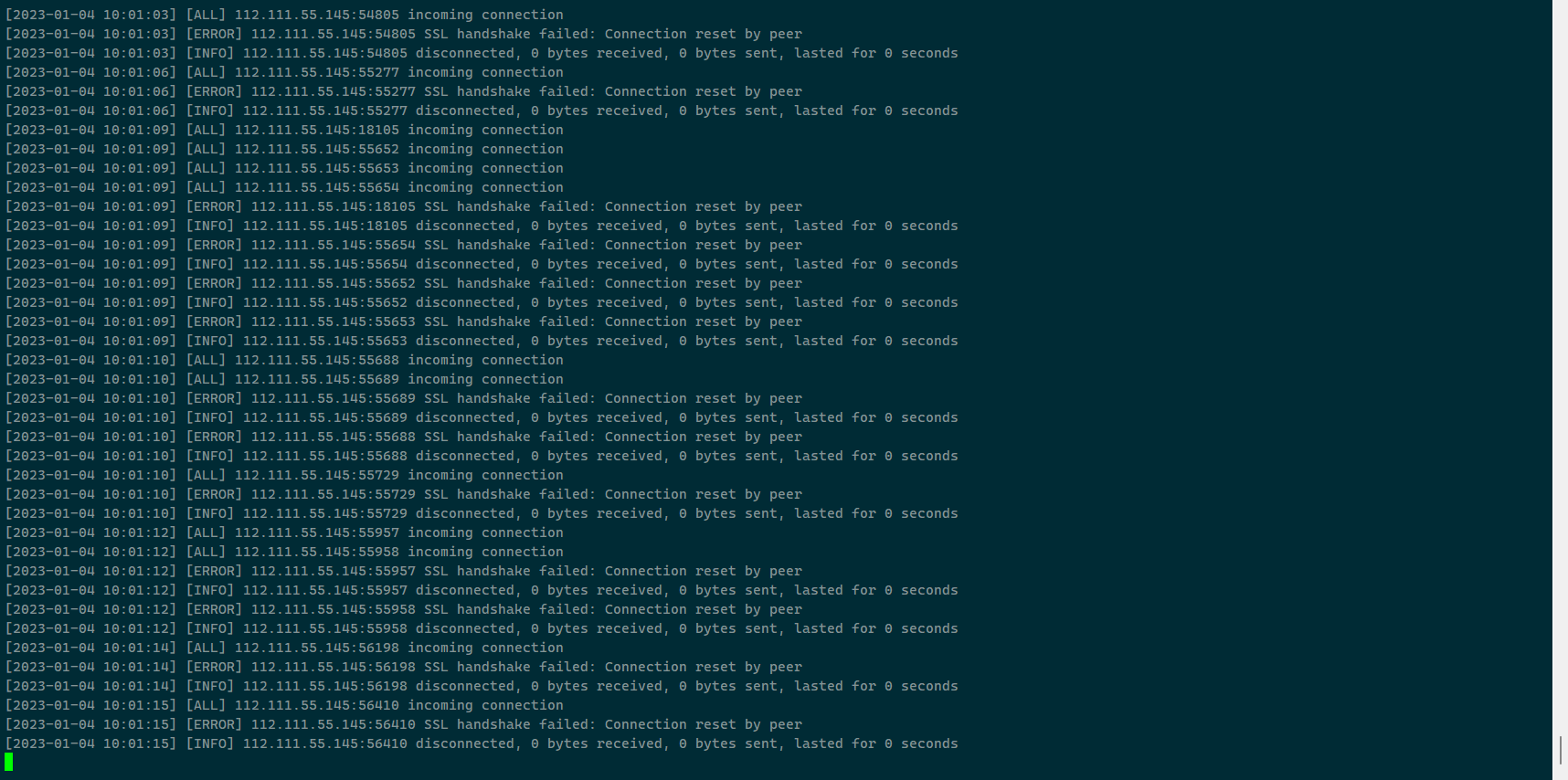 Bug 客户端连接后无法使用,服务端一直报ssl握手错误 · Issue 2971 · 2dustv2rayn · Github