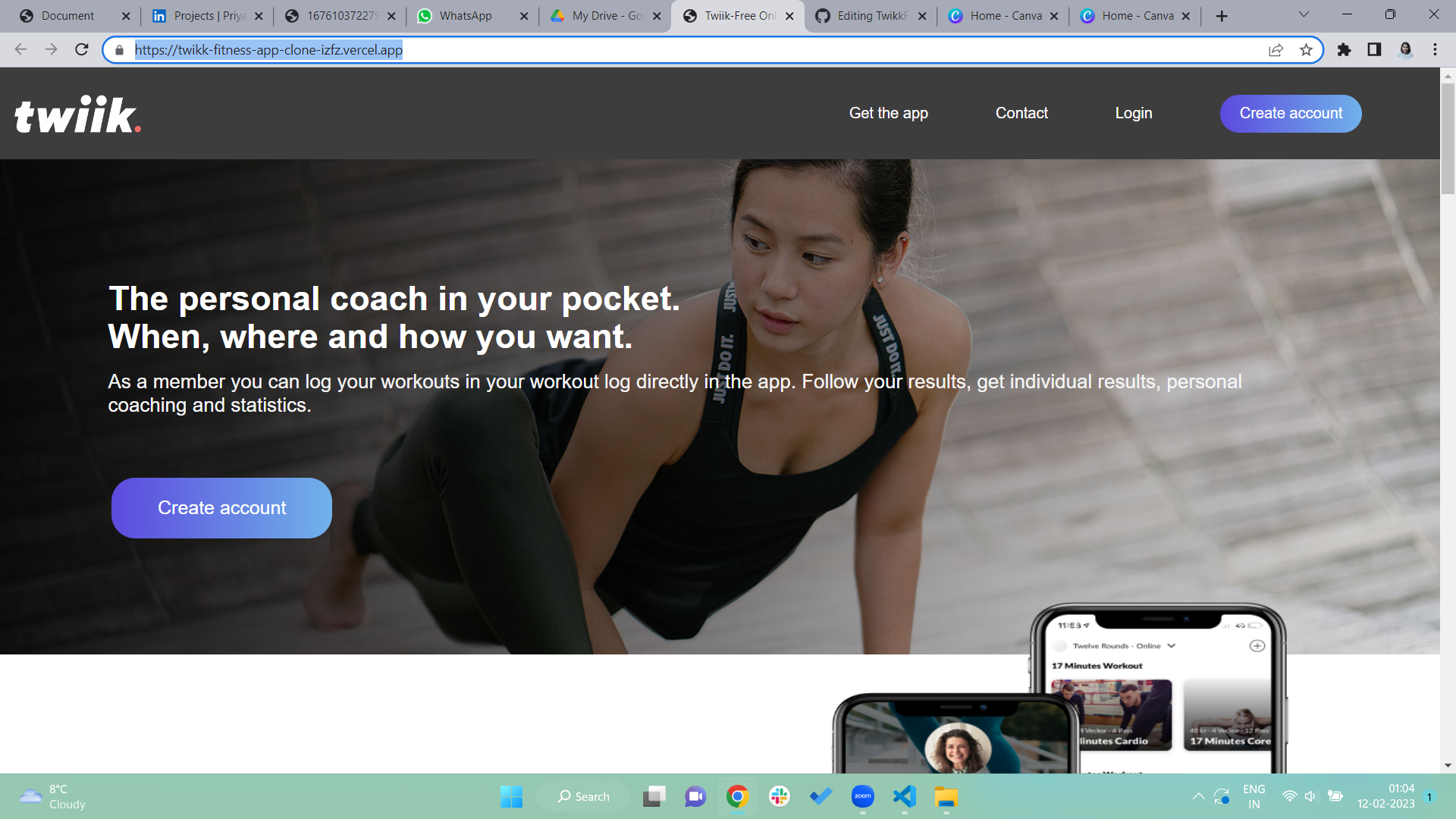 GitHub - priyankaphulmante98/TwikkFitness-App_Clone: Twiik App is a digital fitness log and ...