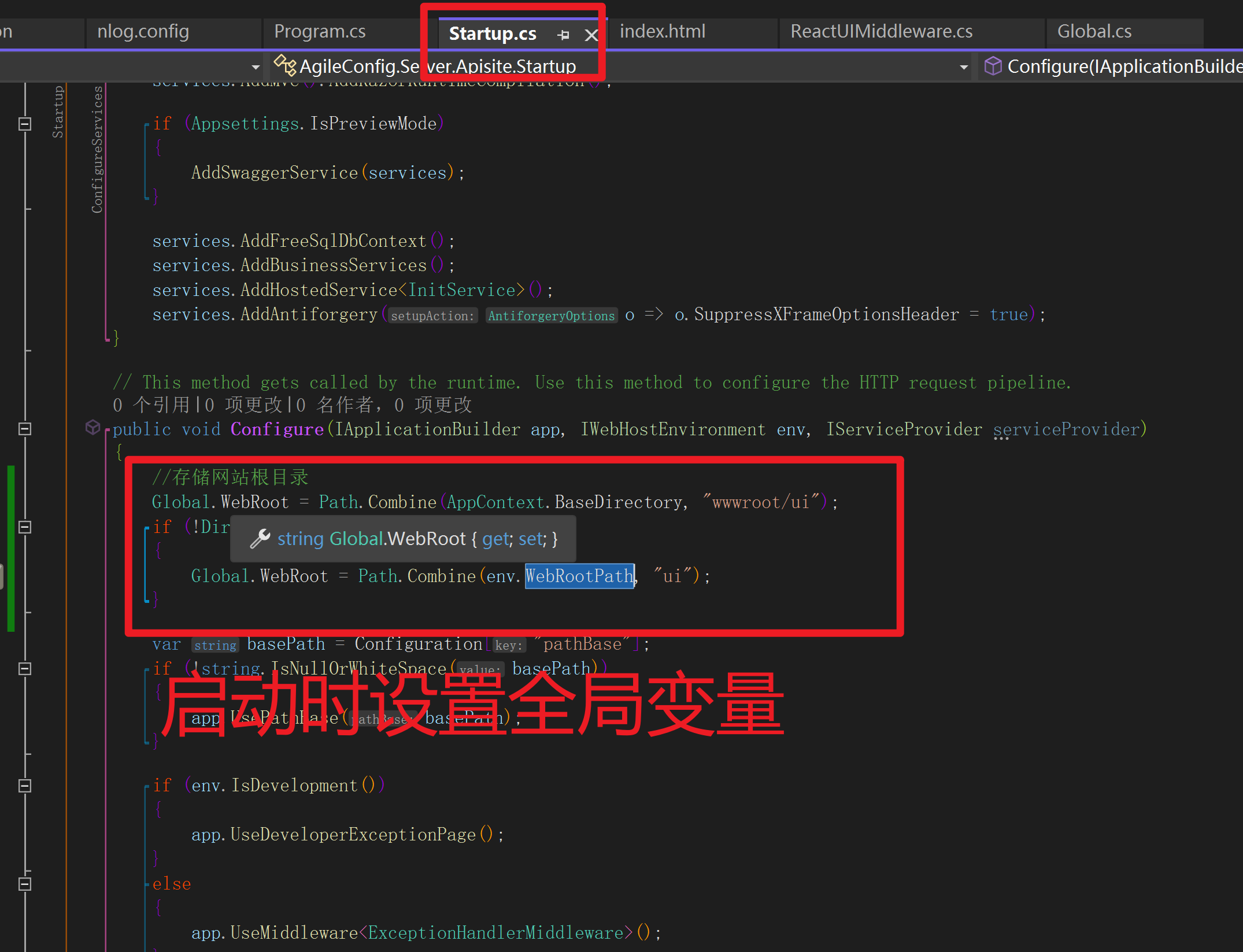 VS调试运行时，界面错误(路径错误)，发布UI文件已经放置到wwwroot目录中 · Issue #135 · dotnetcore ...