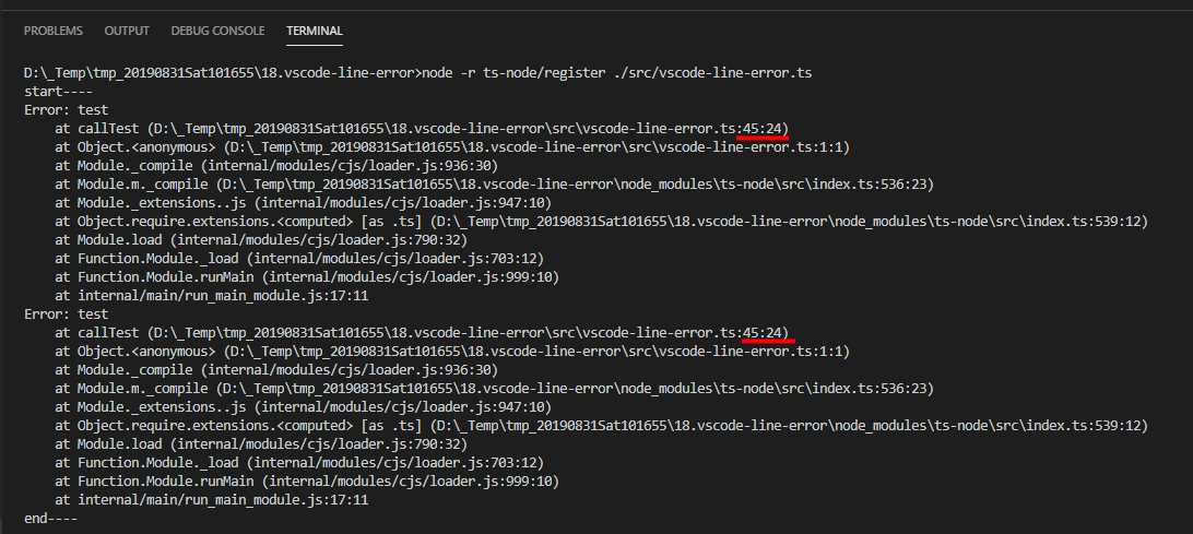 Stacktrace Line Number Diffrence Consolelog Consoleerror · Issue 86529 · Microsoftvscode