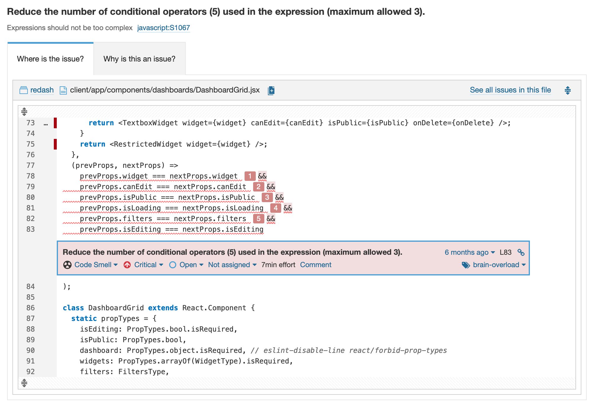 Add Exception For S1067 For Same Operator · Issue 3248 · Sonarsource Sonarjs · Github
