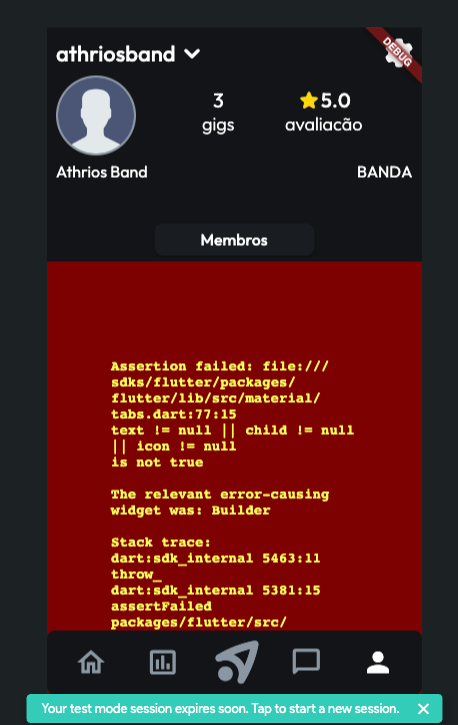 TabView Icon without text breaks · Issue #1145 · FlutterFlow/flutterflow-issues · GitHub