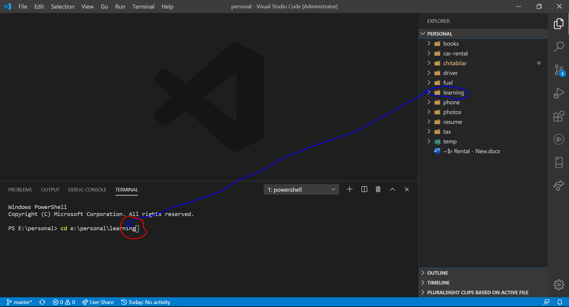 Focus terminal after dragging a folder from explorer to terminal · Issue #96181 · microsoft ...