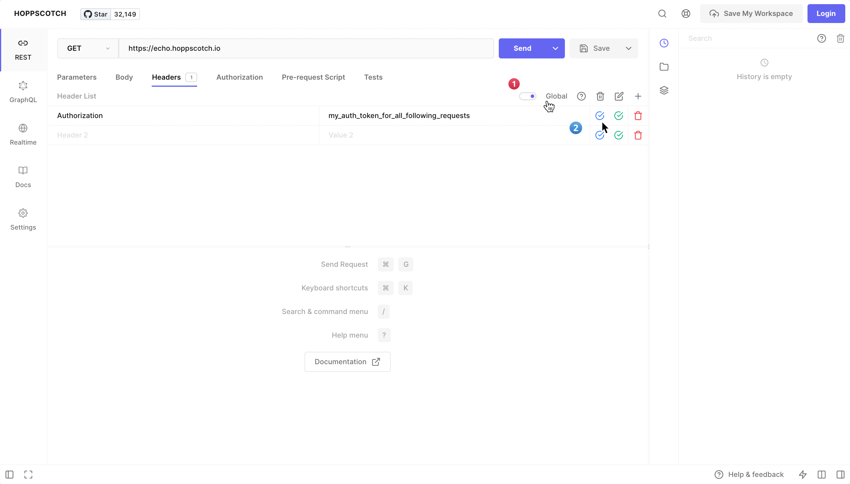 [feature]: Collection-wide headers and authorization · Issue #1741 · hoppscotch/hoppscotch · GitHub