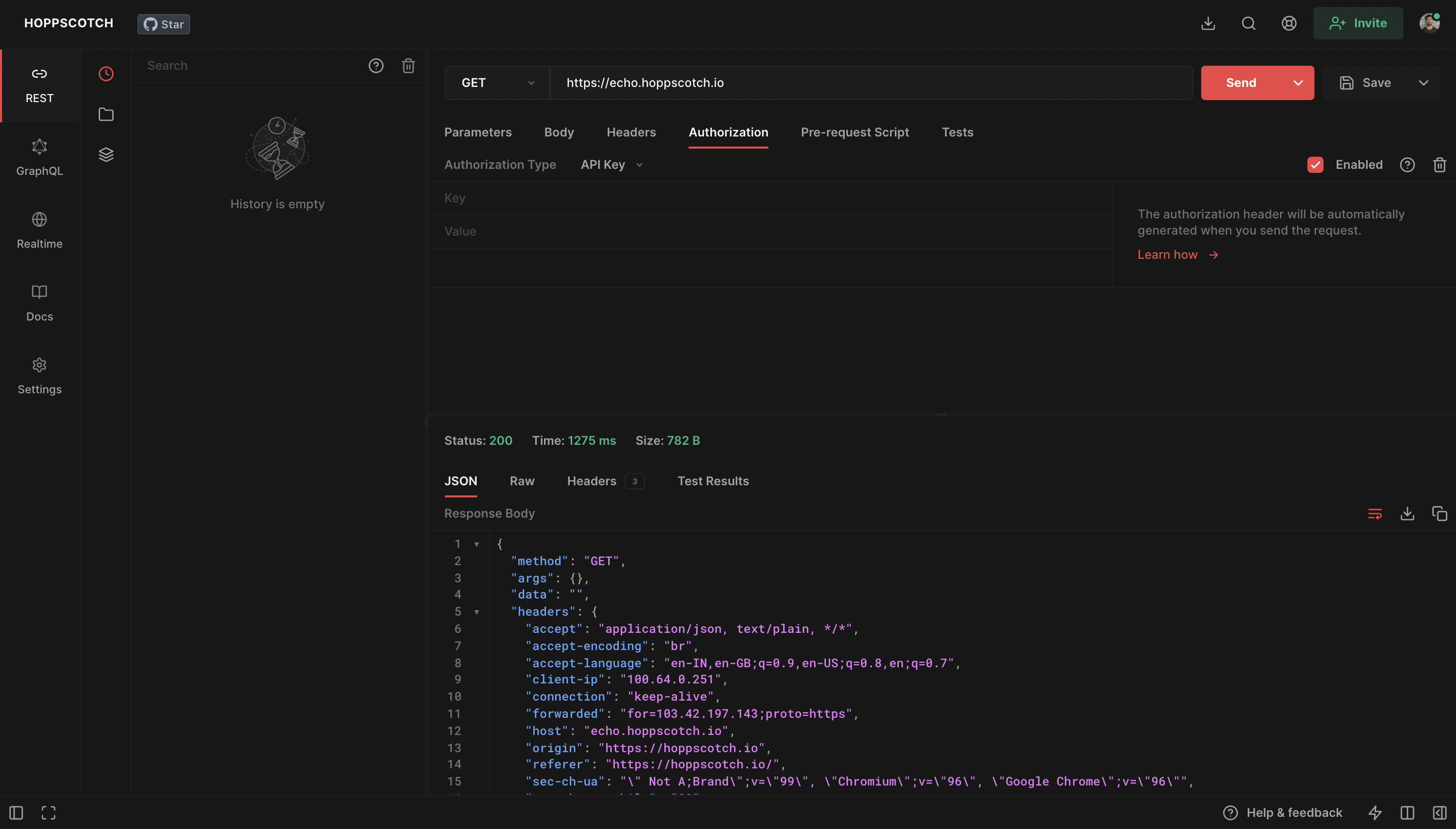 [feature]: Api Key based authentication · Issue #2000 · hoppscotch/hoppscotch · GitHub