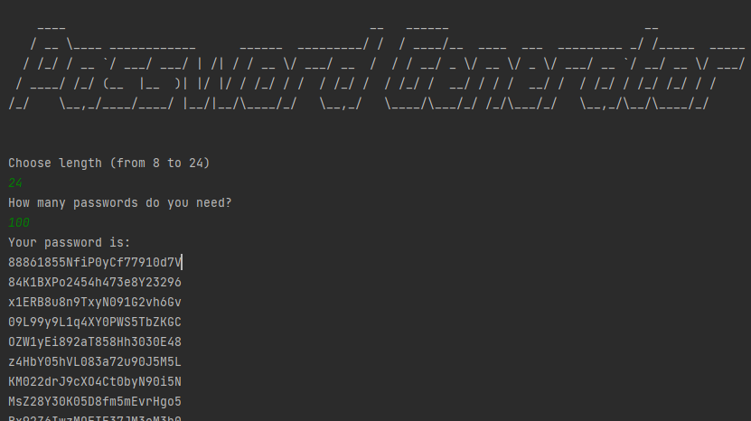 GitHub - DmitryGaydabura/PasswordGenerator