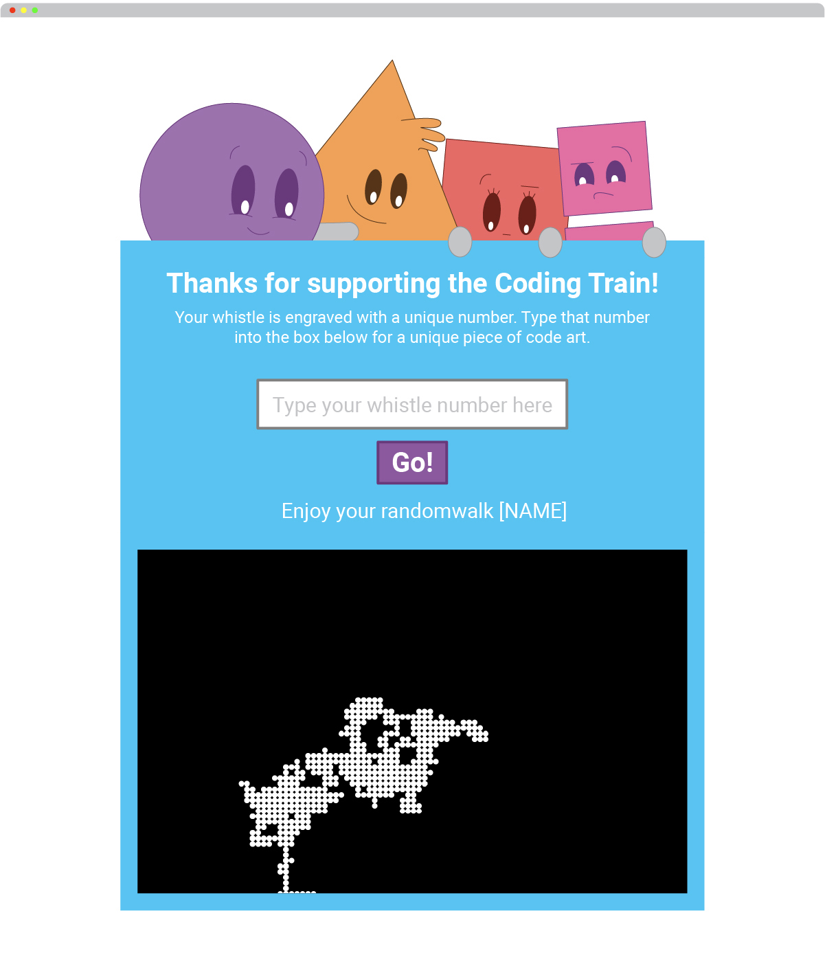 Enter the Whistle Number · Issue #34 · CodingTrain/Random-Whistle · GitHub