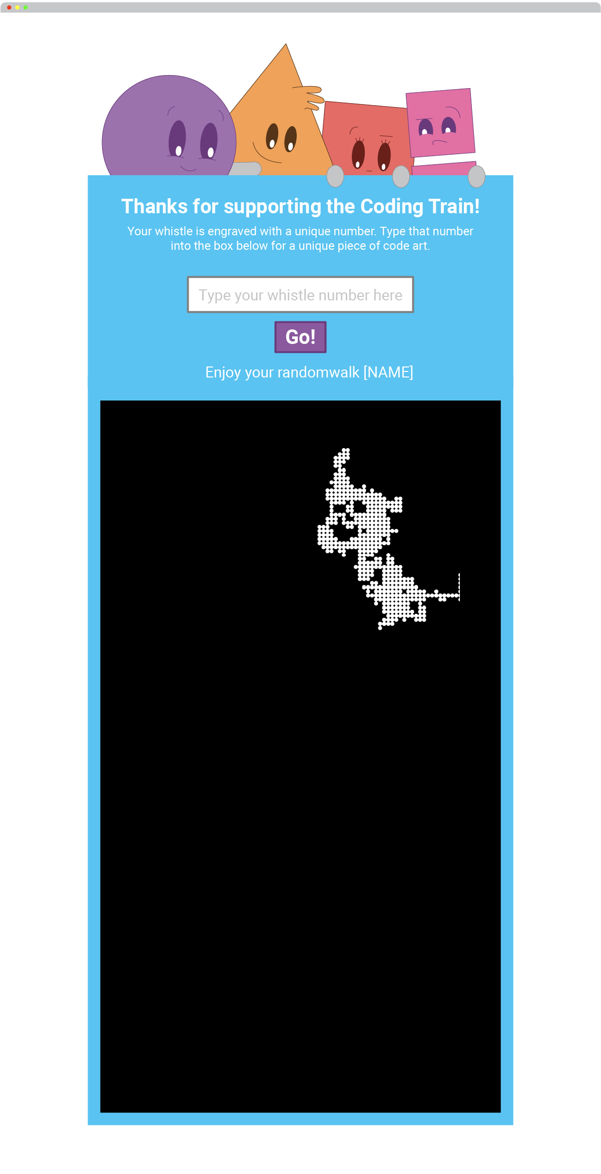 Enter the Whistle Number · Issue #34 · CodingTrain/Random-Whistle · GitHub