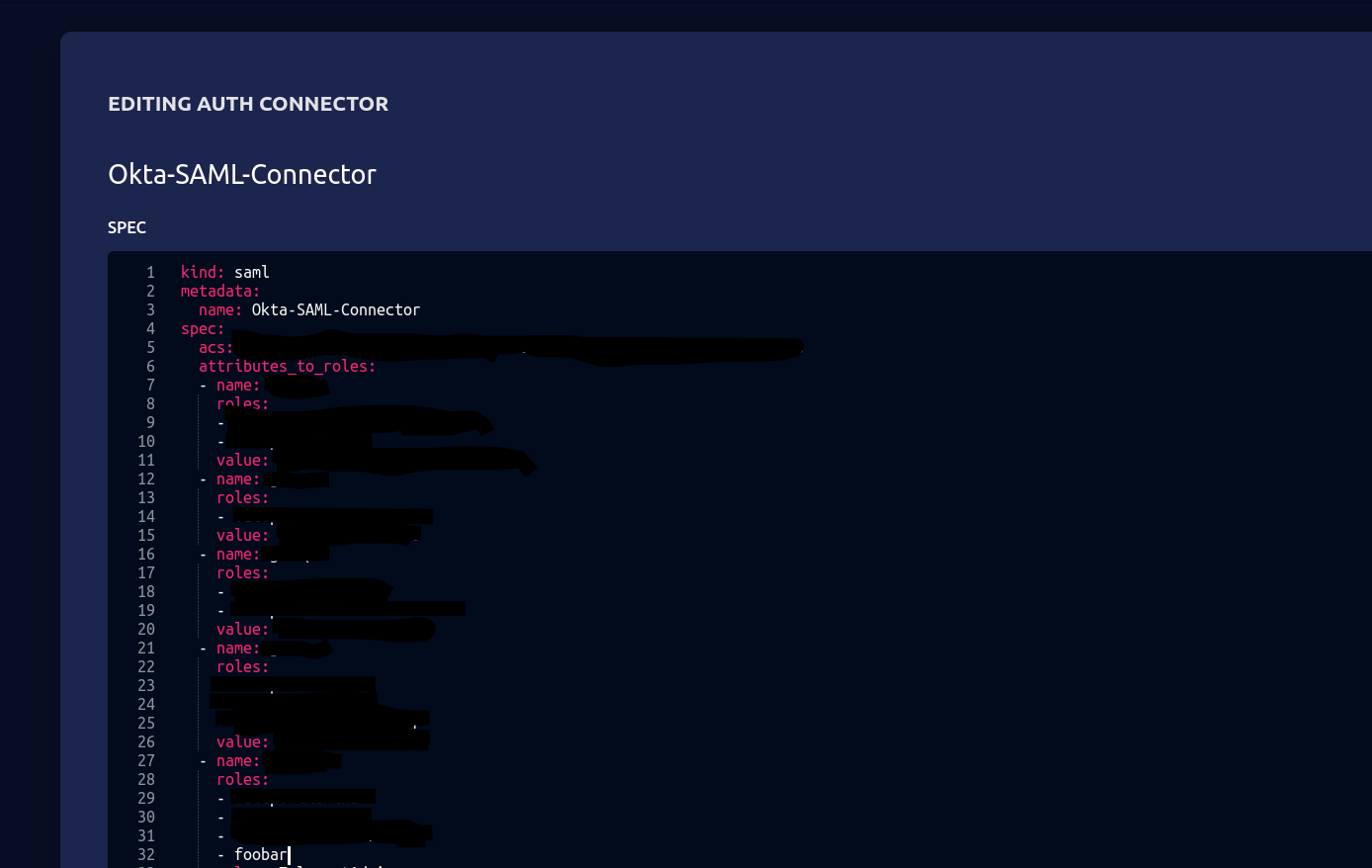 Validate roles when SSO connectors are created · Issue #16160 · gravitational/teleport · GitHub
