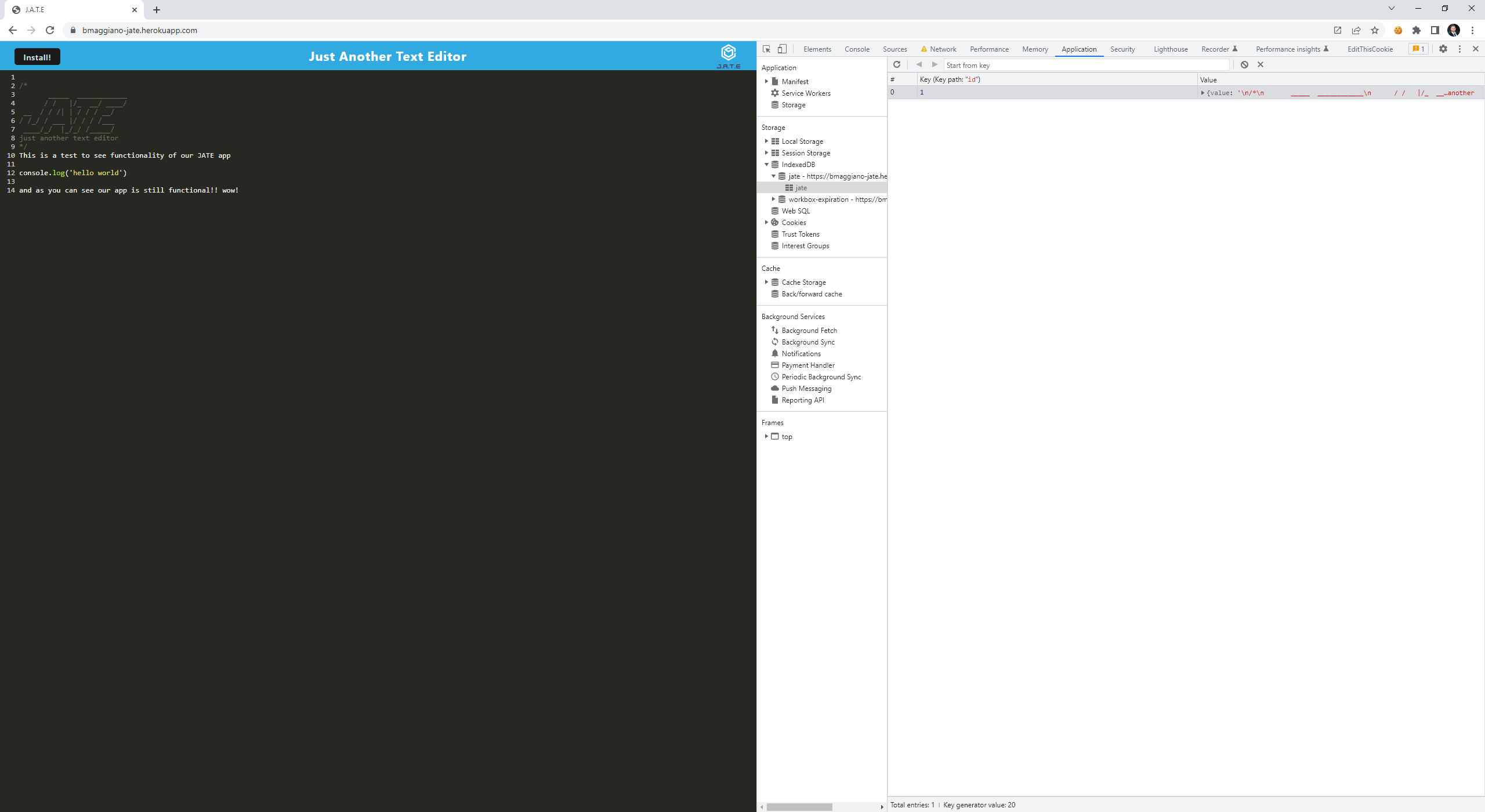 Github Bmaggiano Text Editor Pwa Just Another Text Editor This Application Showcases The