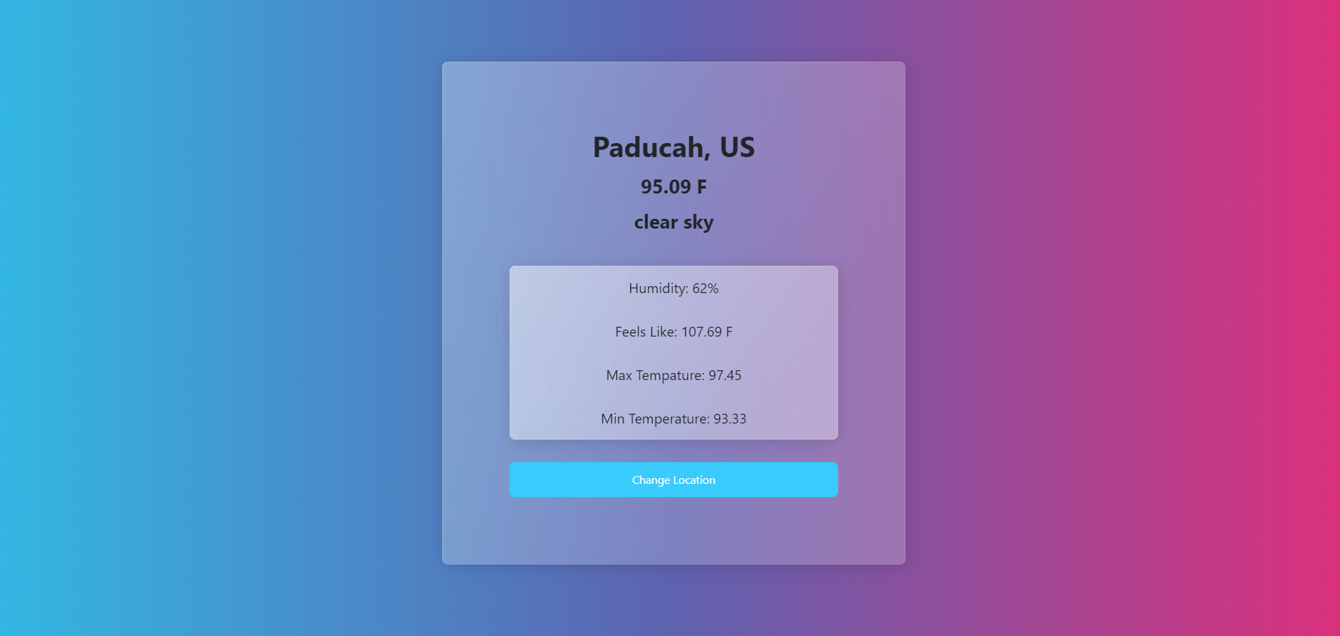 GitHub - PunitorX/Weather-forecast-practice: A basic weather forecast ...