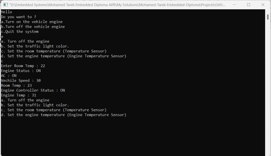 GitHub - mahmoudisma3il18/Vehicle-Control-System: Implementation of ...