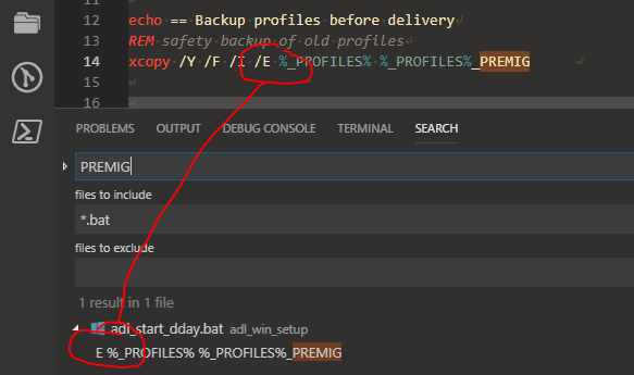 Search In Files returns partial lines when there is a slash · Issue ...