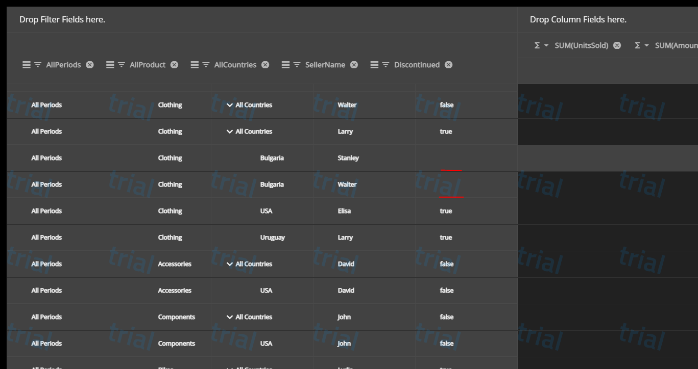 [igxPivot] With 5 dimensions on the last level some values are not populated. · Issue #10680 ...