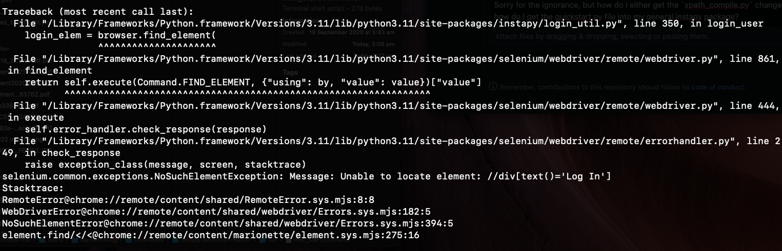 Can't log in · Issue #6669 · InstaPy/InstaPy · GitHub
