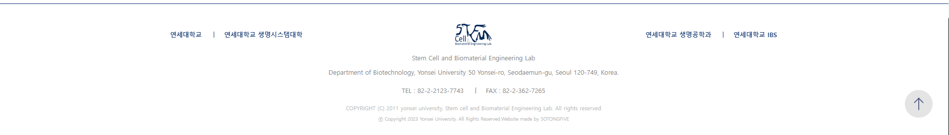GitHub - BaekKiYeol/Yonsei-Lab-Hompage: 연세대학교 줄기세포 및 생체재료 공학 연구실 홈페이지 리뉴얼